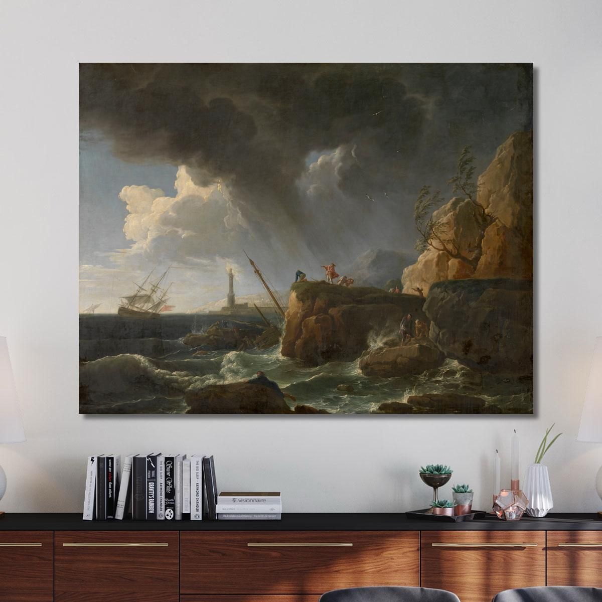 Seascape Claude-Joseph Vernet canvas print