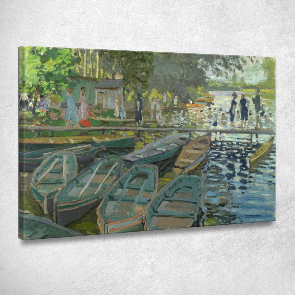 Bagnanti A La Grenouillere 1869 Claude Monet canvas print
