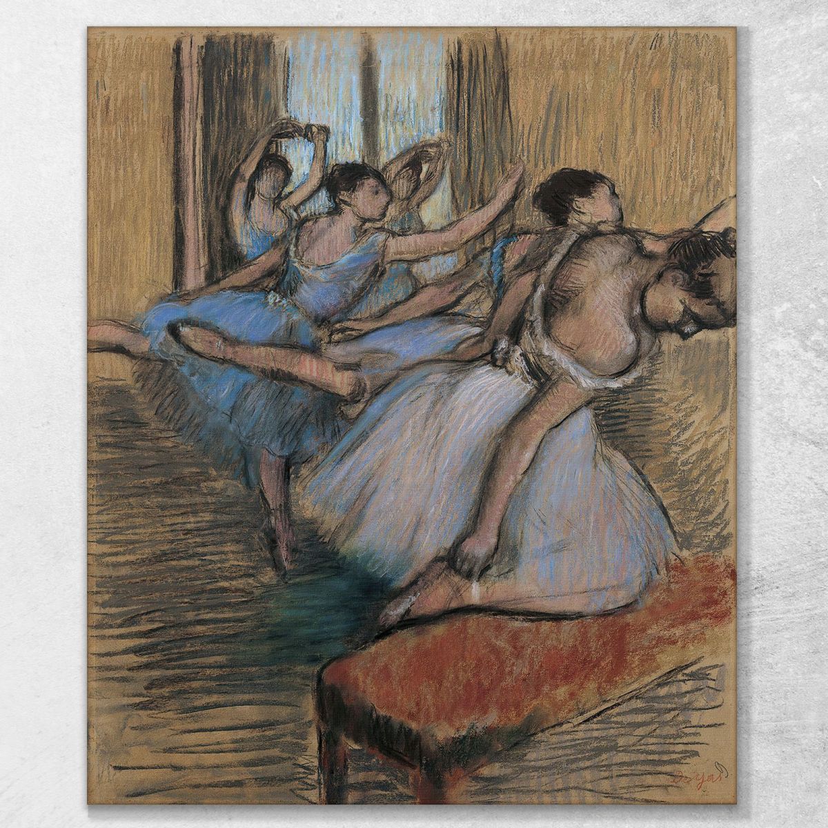 The Dancers Edgar Degas canvas print