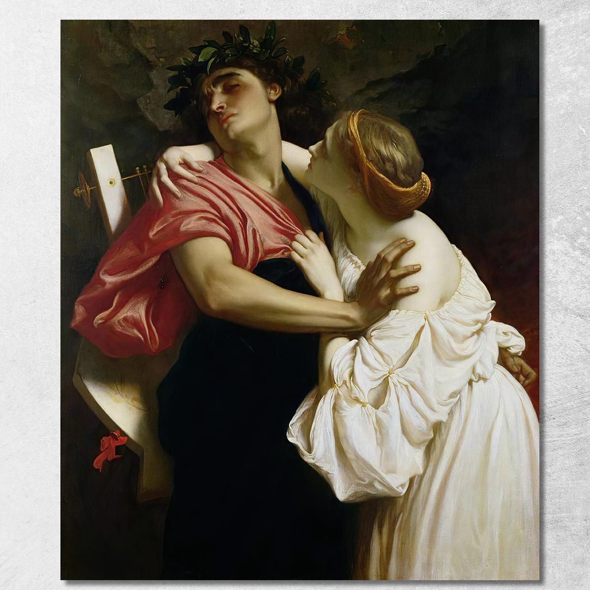 Orpheus And Eurydice Frederic Leighton canvas print