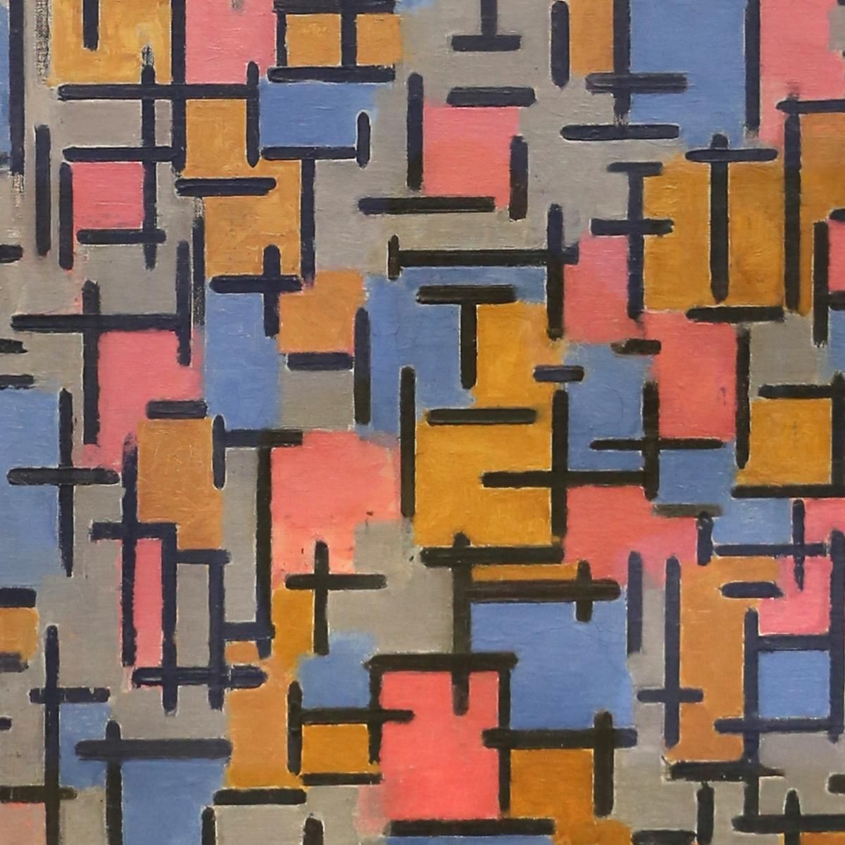 Composition Piet Mondrian canvas print